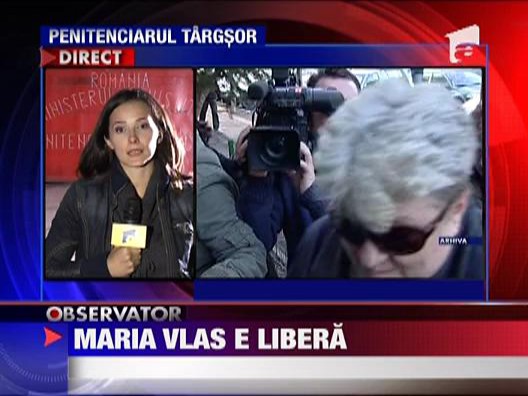 Maria Vlas e libera | Observatornews.ro
