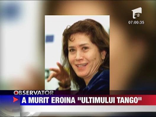 Actrita Maria Schneider a murit | Observatornews.ro