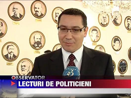 Lecturi de politicieni | Observatornews.ro