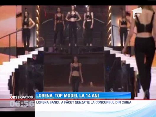 Lorena Sandu, top model la 14 ani | Observator News