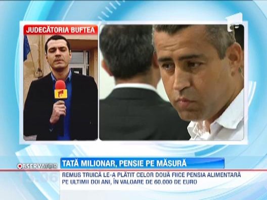 Milionarul Remus Truica le-a platit fiicelor lui pensia alimentara pe ...