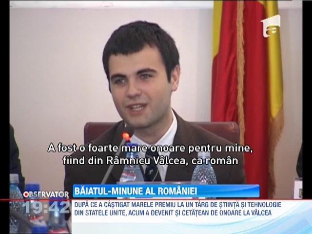 Ionut Budeisteanu, cetatean de onoare la Valcea | Observatornews.ro