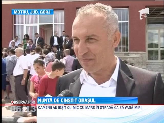 Nunta cu mare fast in orasul Motru | Observator News