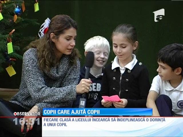 Elevii de la Liceul Jean Monnet au făcut un brad al dorințelor pentru ...
