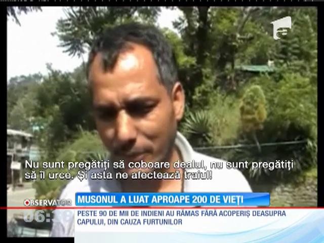 Musonul a făcut prăpăd în Nepal şi India | Observatornews.ro