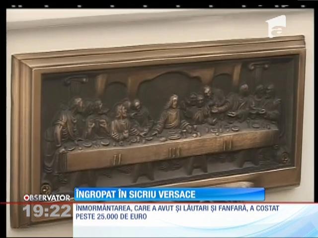 Un membru al clanului Cârpaci din Timişoara, îngropat în sicriu Versace ...