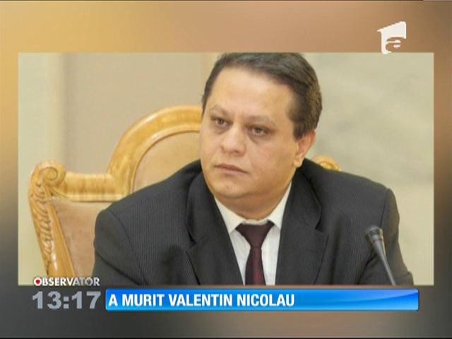 A murit fostul şef al televiziunii Române, Valentin Nicolau ...