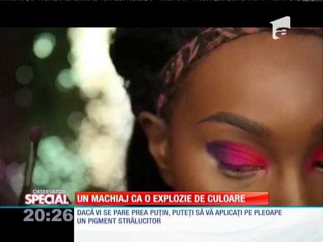 Special! Un machiaj extrem de colorat | Observatornews.ro