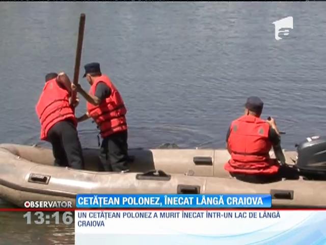 Un cetăţean polonez s-a înecat în lacul Hanul Doctorului din Craiova ...