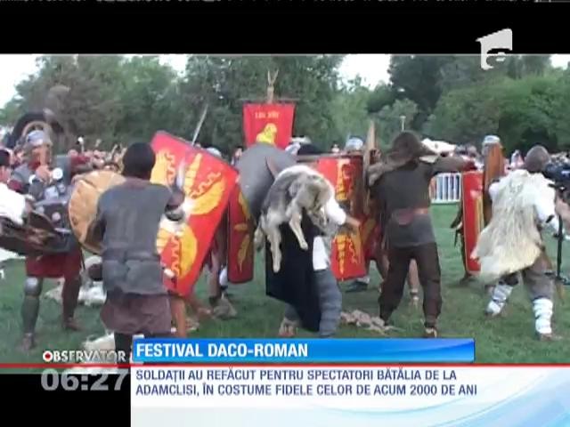 Vechea Cetate Tomis a recăpătat atmosfera luptelor între daci şi romani ...