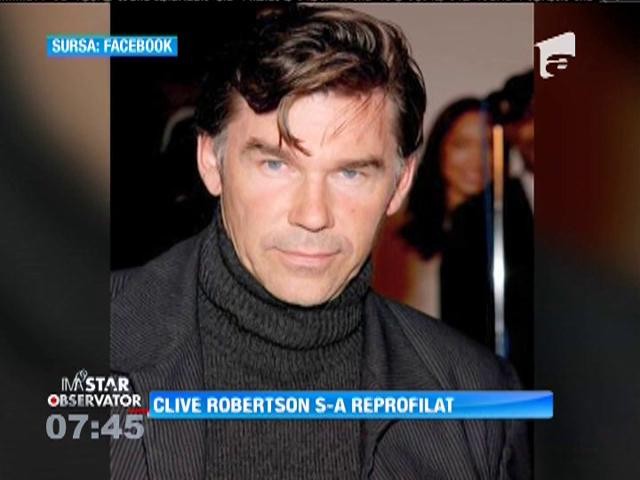 Actorul Clive Robertson stă departe de lumea cinematografiei ...