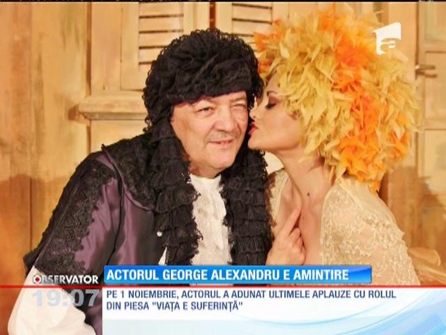Actorul George Alexandru s-a stins la spitalul Fundeni | Video | Antena 1