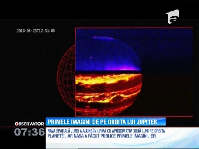Primele imagini de aproape cu planeta Jupiter | Observatornews.ro