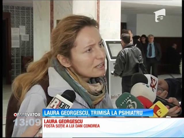 Laura Georgescu, fosta soţie a lui Dan Condrea, a fost trimisă la ...