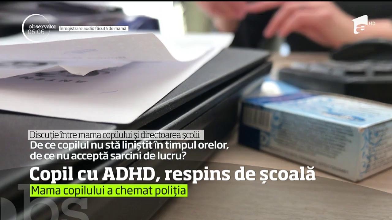 Copil cu ADHD, gonit din şcoală! | Observator News