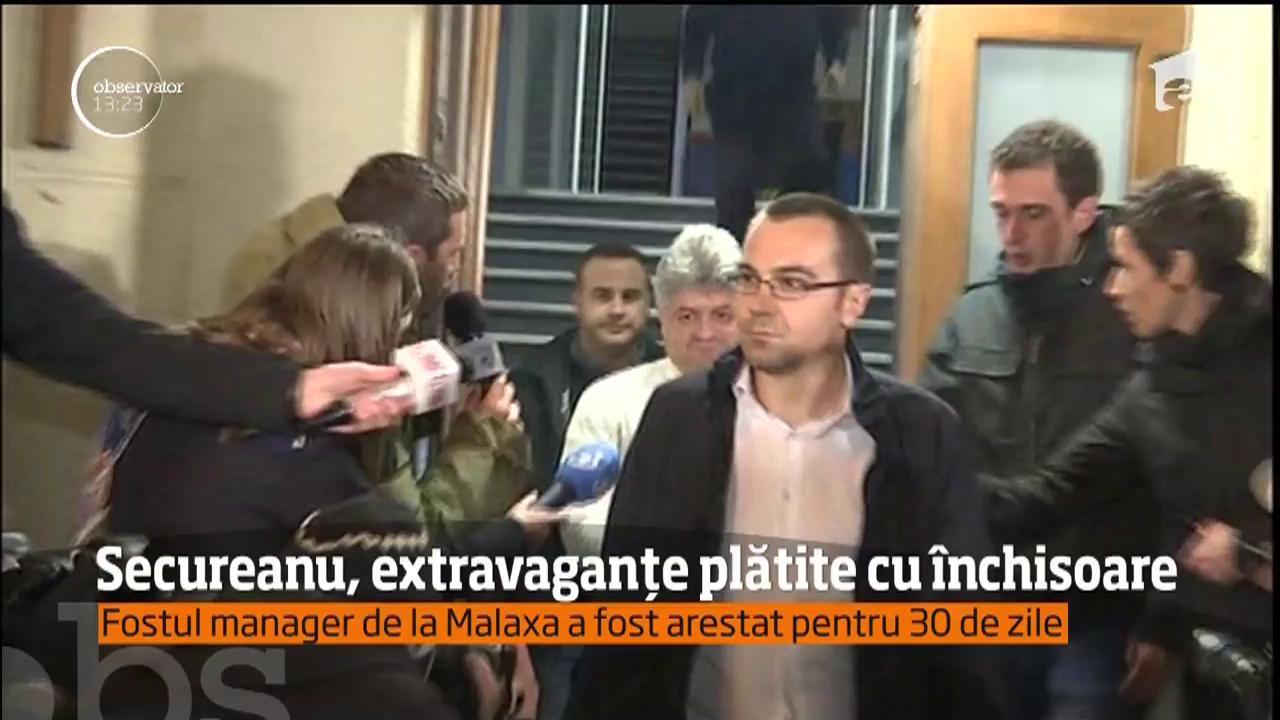 Secureanu, extravaganțe plătite cu închisoare