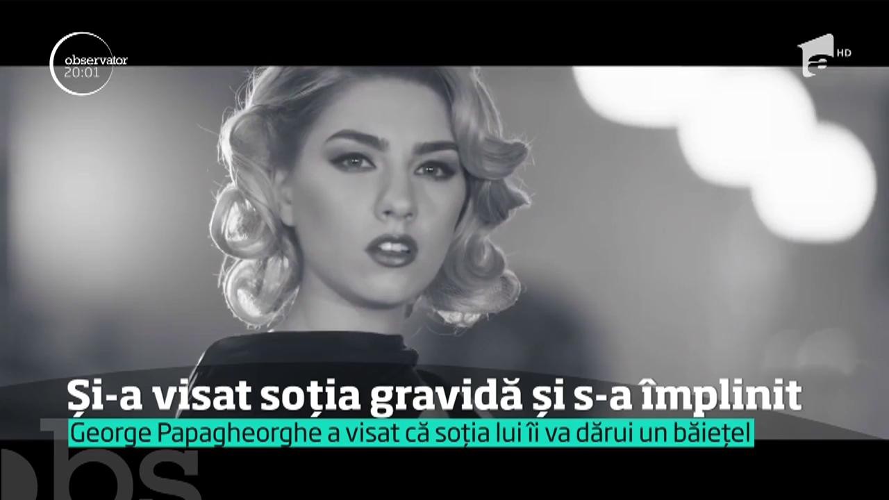 George Papagheorghe, aka Jorge, a visat că soţia îi va dărui un băieţel ...