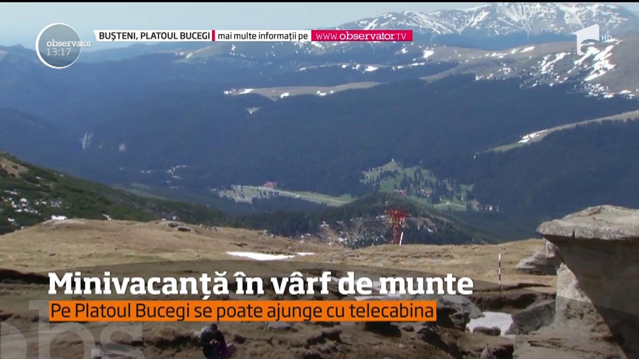 Minivacanță în vârf de munte! Pe Platoul Bucegi se poate ajunge cu ...