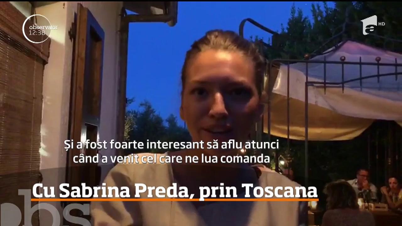 Sabrina Preda a ajuns anul acesta în Toscana pentru un concediu bine ...