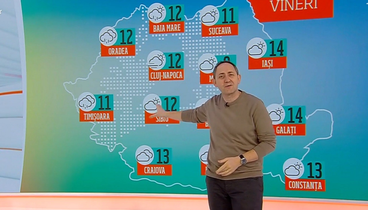 Nae Alexandru şi Cristian Simion dau proba prompterului, în direct