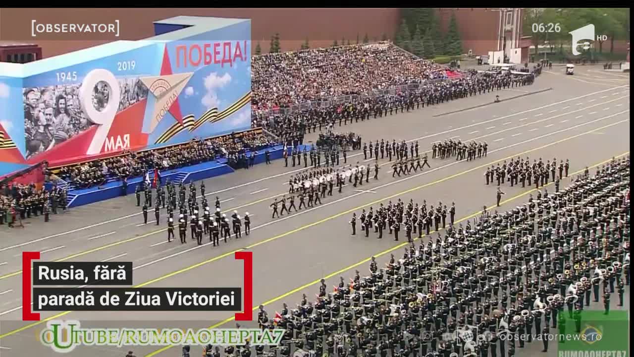 Rusia marchează Ziua Victoriei şi înfrângerea nazismului german | Video ...