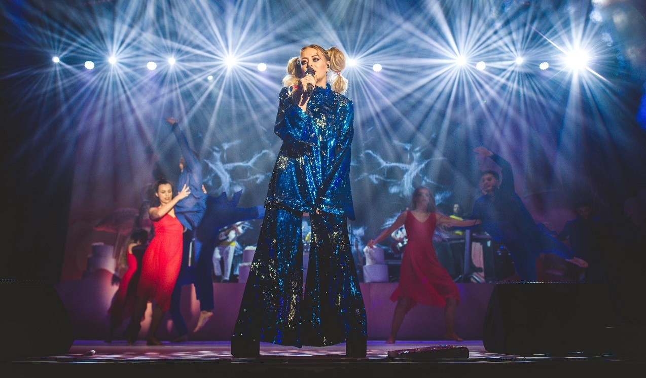 Delia a susținut un super concert în aer liber