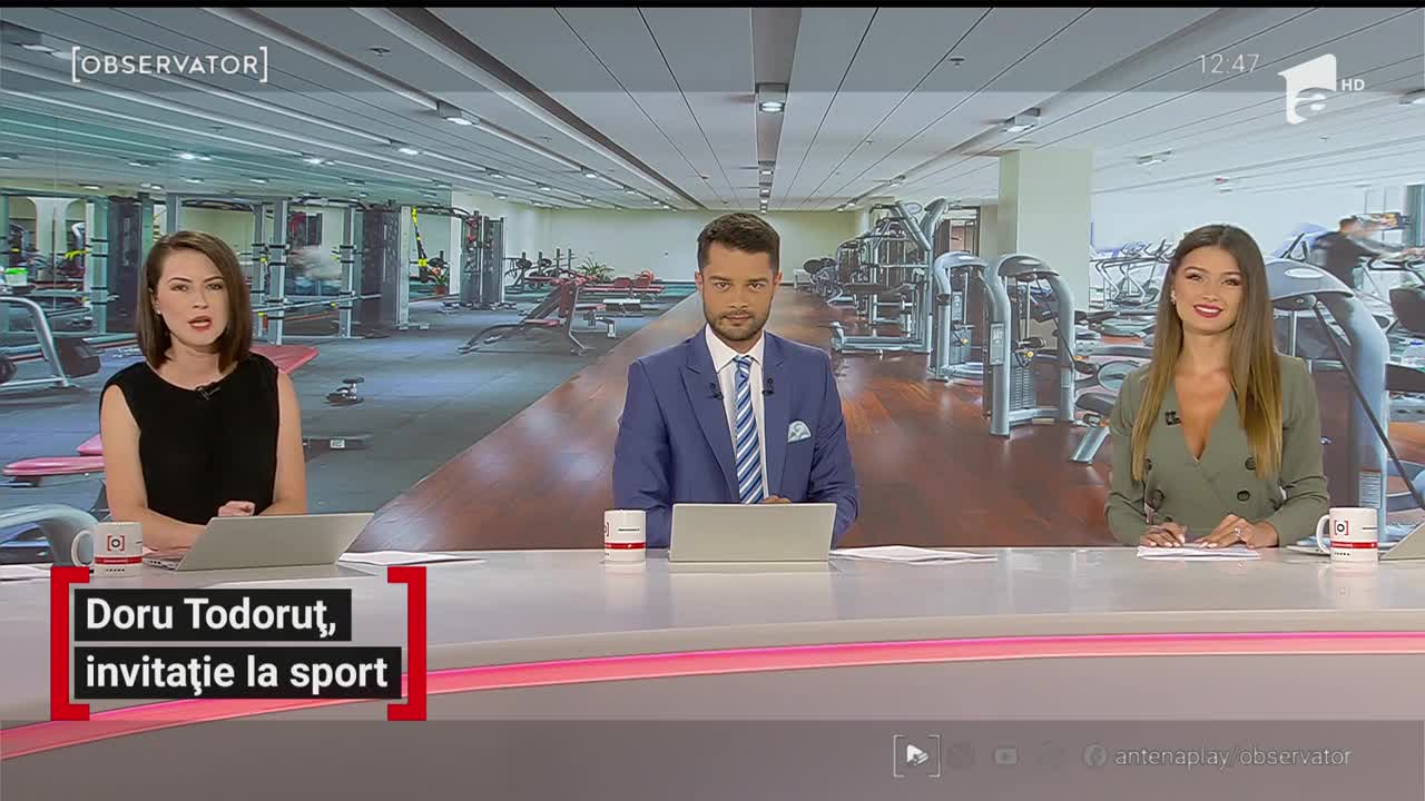 Doru Todoruţ, invitație la sport. Artistul face mișcare în fiecare zi ...