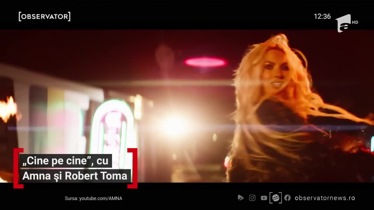 Amna și Robert Toma, super colaborare. Artiștii au lansat piesa „Cine ...