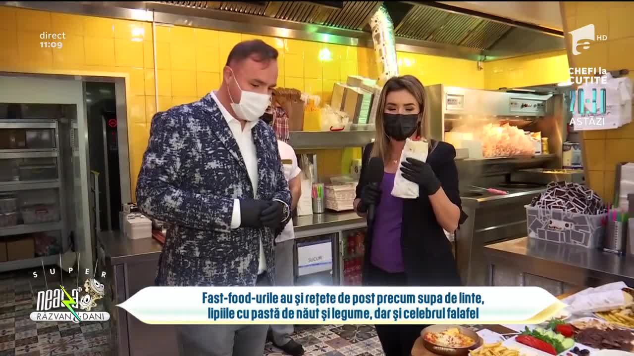 Shaorma de post. Meniu de post la fast-food | Video | Antena 1