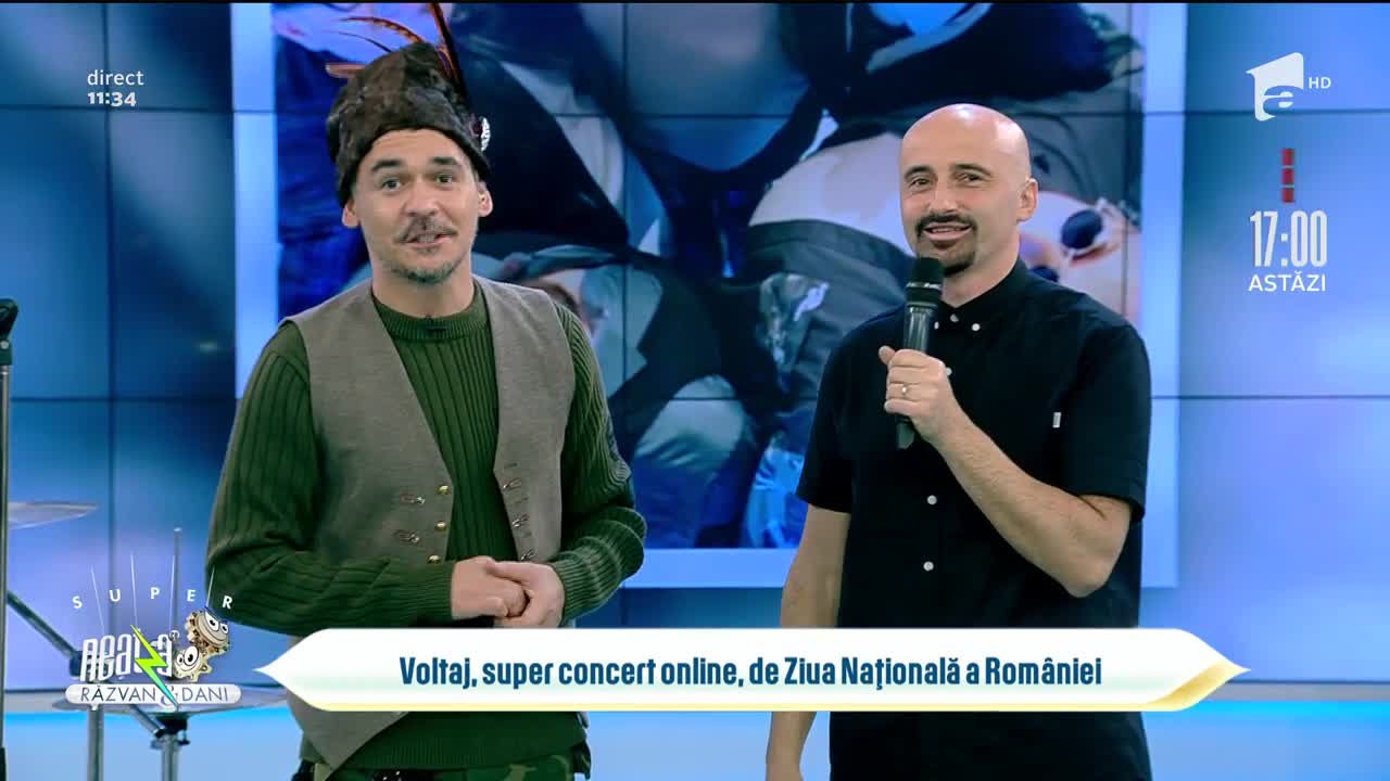 De 1 Decembrie, trupa Voltaj cântă din toată inima, pentru România ...
