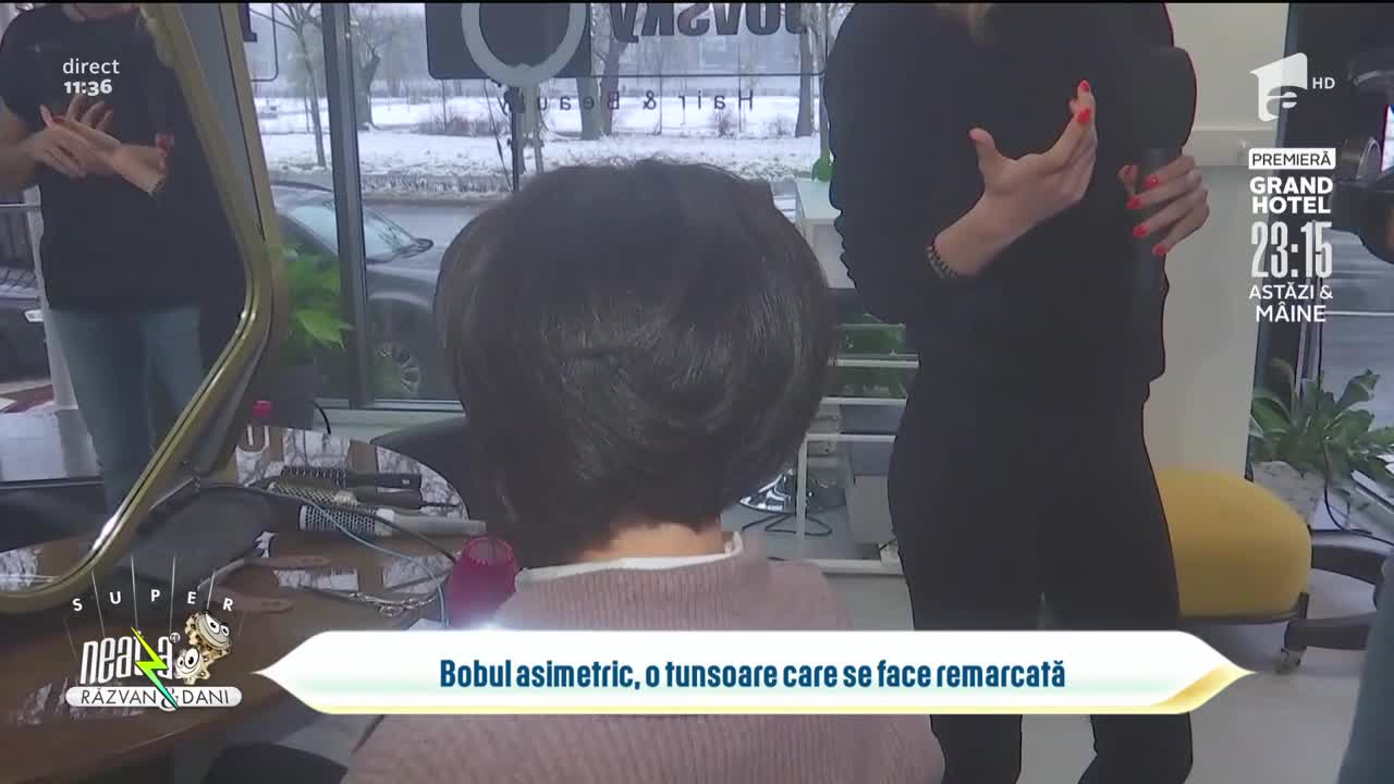 Bobul asimetric, o tunsoare care se face remarcată | Video | Antena 1