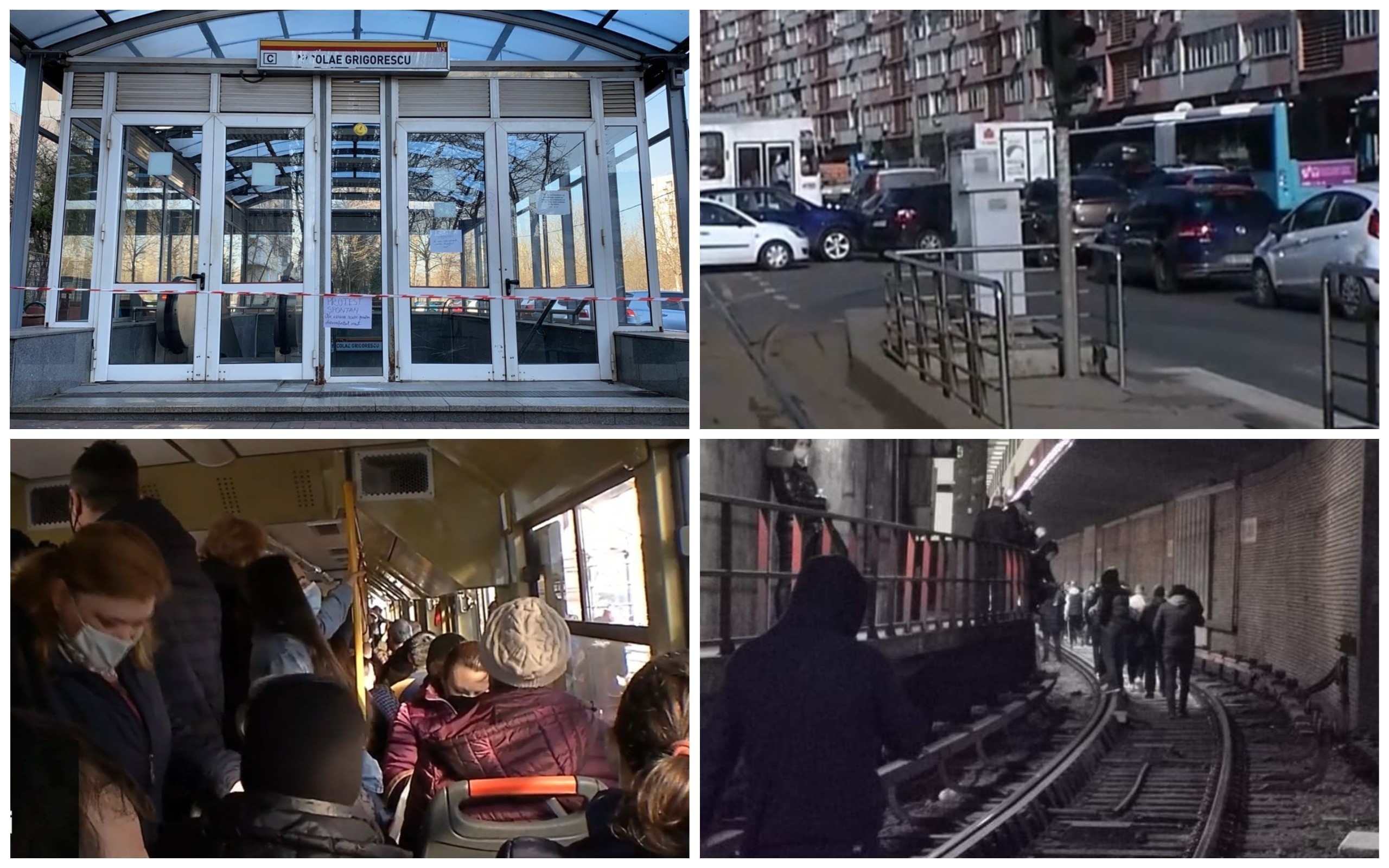 Greva fără precedent de la metrou a aglomerat până la refuz Capitala ...