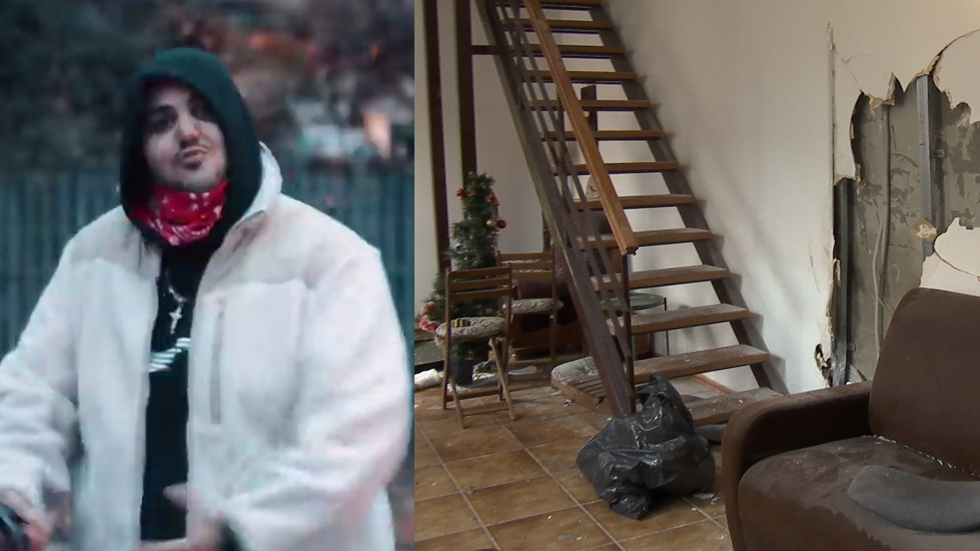 Filmul zilei în care a fost distrusă vila de Revelion. Alberto Grasu ...