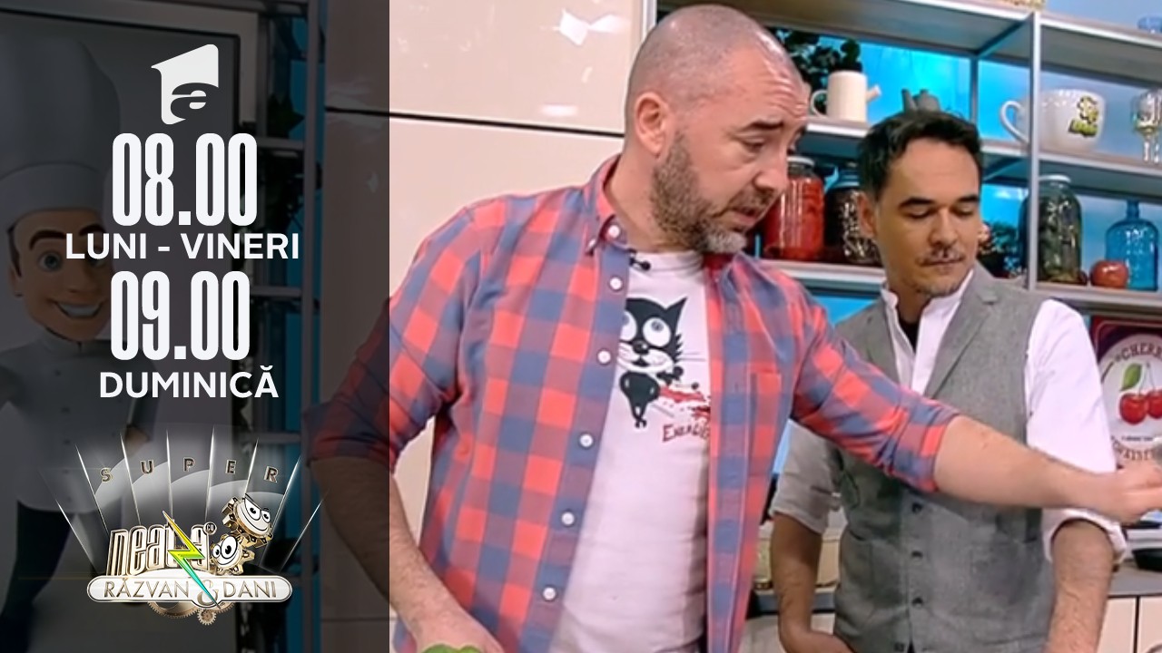 Super Neatza, 10 februarie 2022. Chef Radu Darie gătește pizza ...