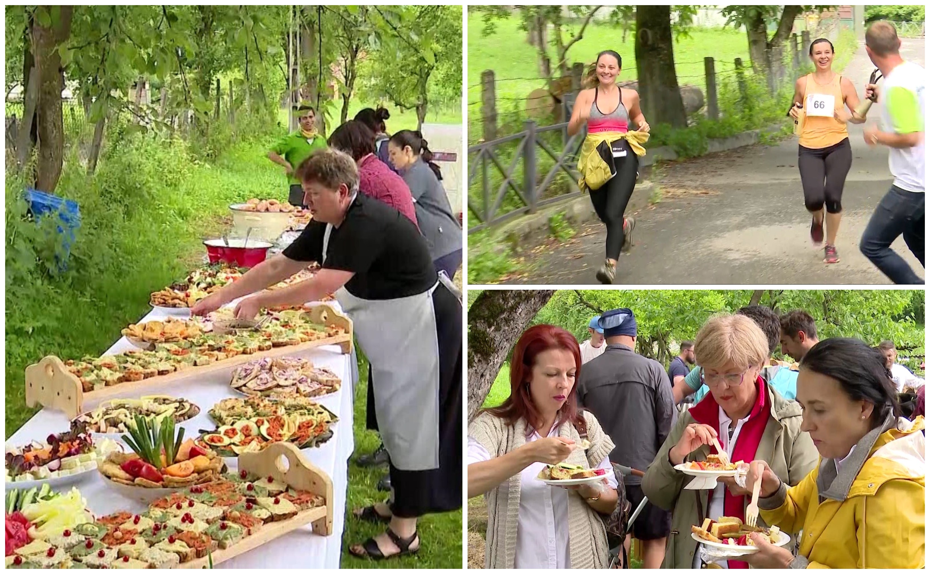 Cursă inedită în judeţul Sibiu. Participanţii la "Burduf Challenge" au ...