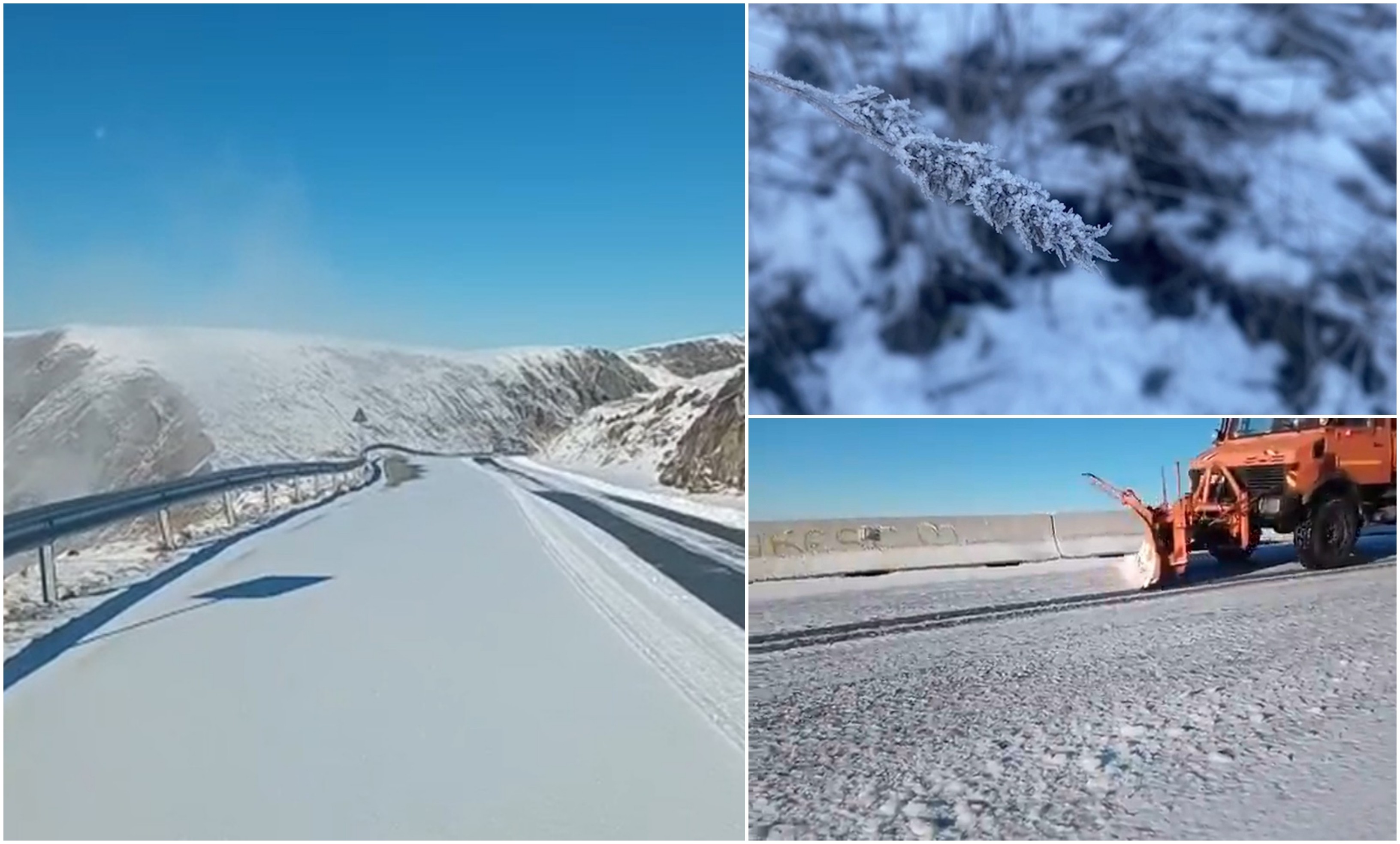 A nins ca-n poveşti pe Transalpina şi Transfăgărăşan. Vremea se schimbă ...