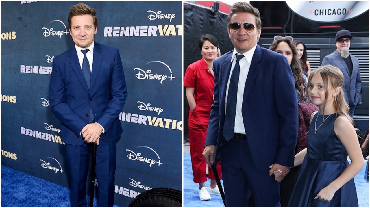 Jeremy Renner, în baston la prima apariție pe covorul roșu după ...