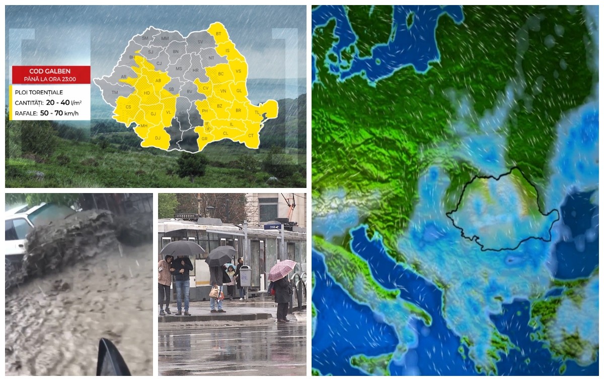 Un ciclon mediteranean se îndreaptă spre România. Toată ţara va fi ...