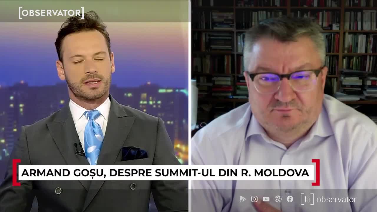 Armand Goşu, despre summitul istoric din R. Moldova şi războiul Rusia ...