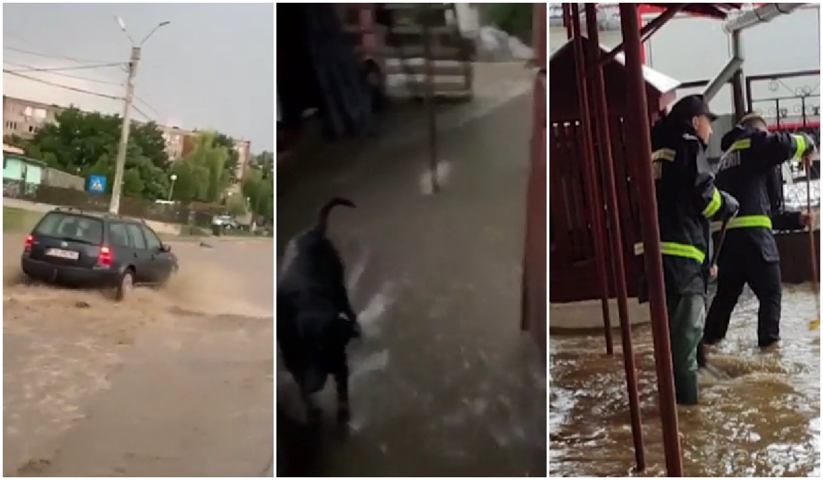 Ploile şi vijeliile au făcut ravagii în toată ţara. Orașul în care a ...