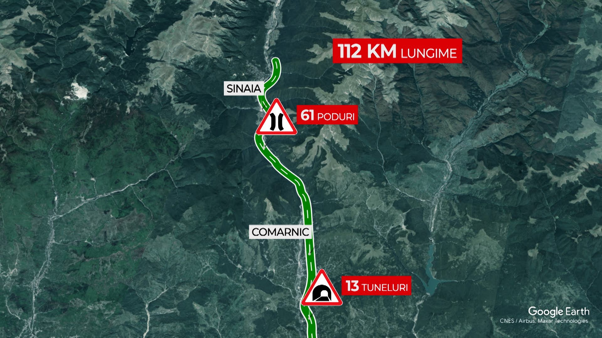 S-a stabilit traseul final al Autostrăzii Ploieşti-Braşov. Când se ...