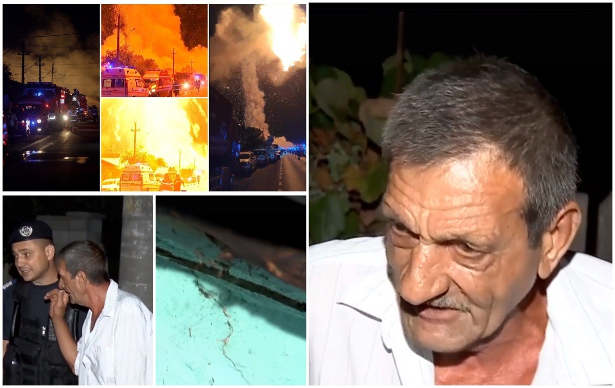 Explozia din Crevedia. Disperare în ochii oamenilor care locuiesc lângă ...