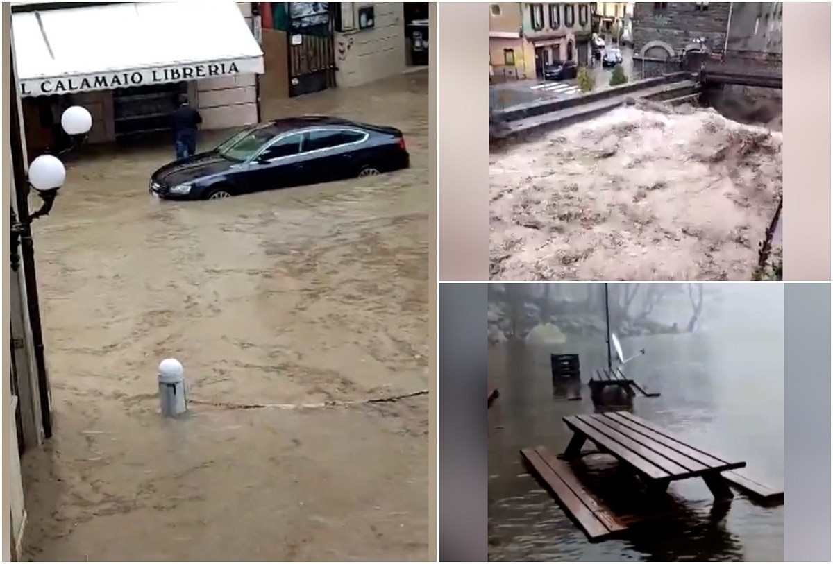 Cod roşu de inundaţii şi alunecări de teren, în nordul Italiei ...