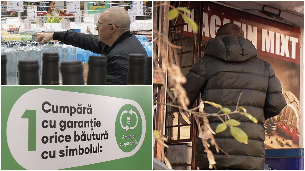EXPERIMENT. Ce se întâmplă dacă duci sticle cu logo SGR la un magazin ...