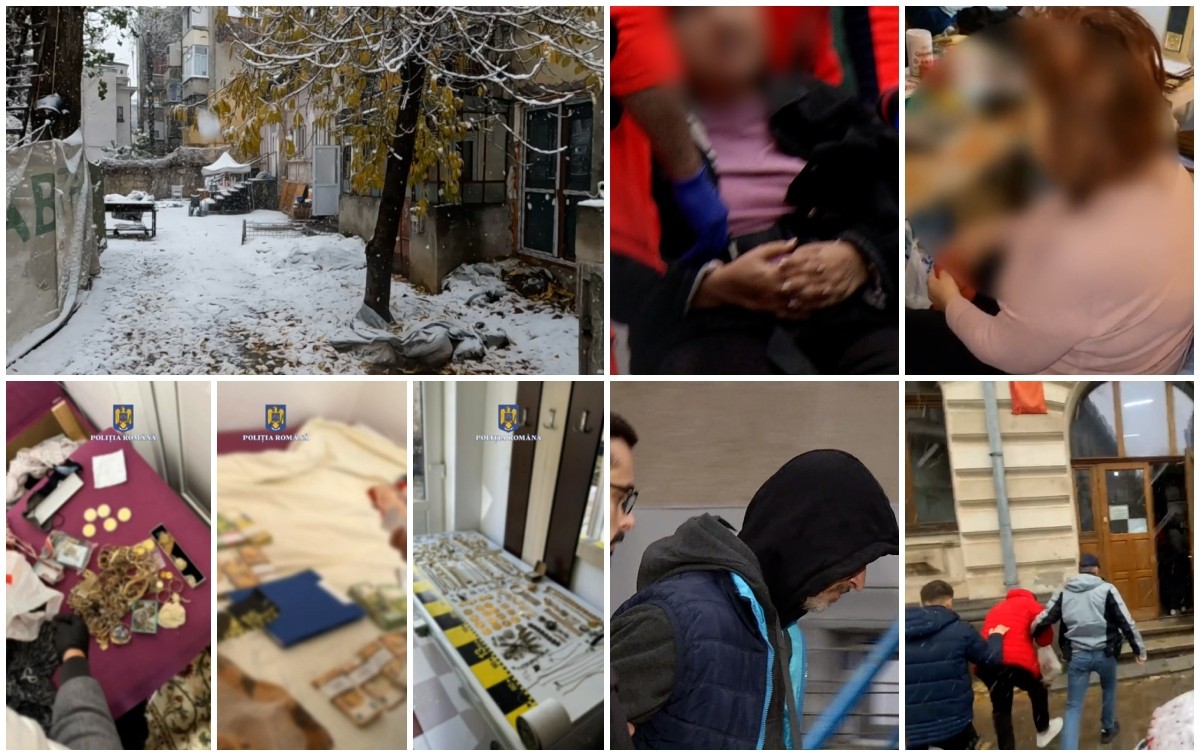 Averea uriașă găsită de polițiști în casa escrocilor care forţau ...