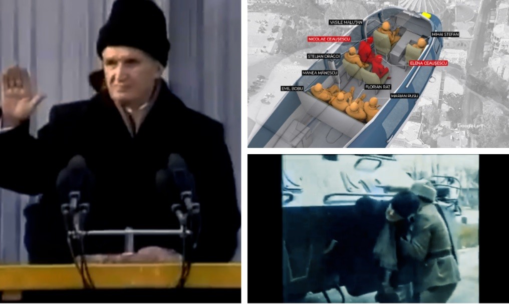 Fuga lui Nicolae Ceauşescu cu elicopterul. Aparatul de zbor a căzut 12 ...