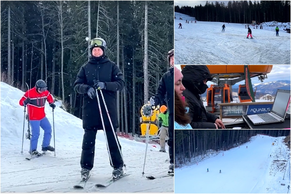 Staţiunile unde a nins ca în povesţi, pârtiile sunt libere, iar zăpada ...