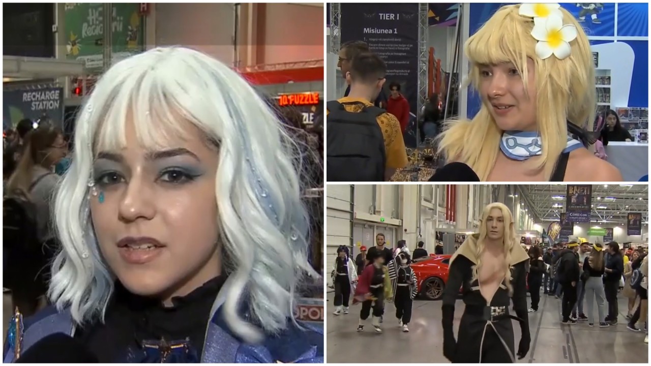 Comic Con 2024, la ROMEXPO. Costume extravagante la evenimentul ...