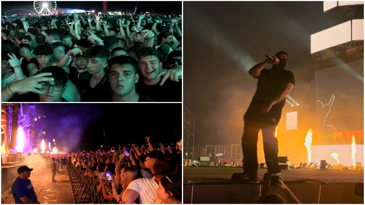 Beach, Please! 2024. Reacţia rapperului Yeat la intrarea pe scenă. Mama ...