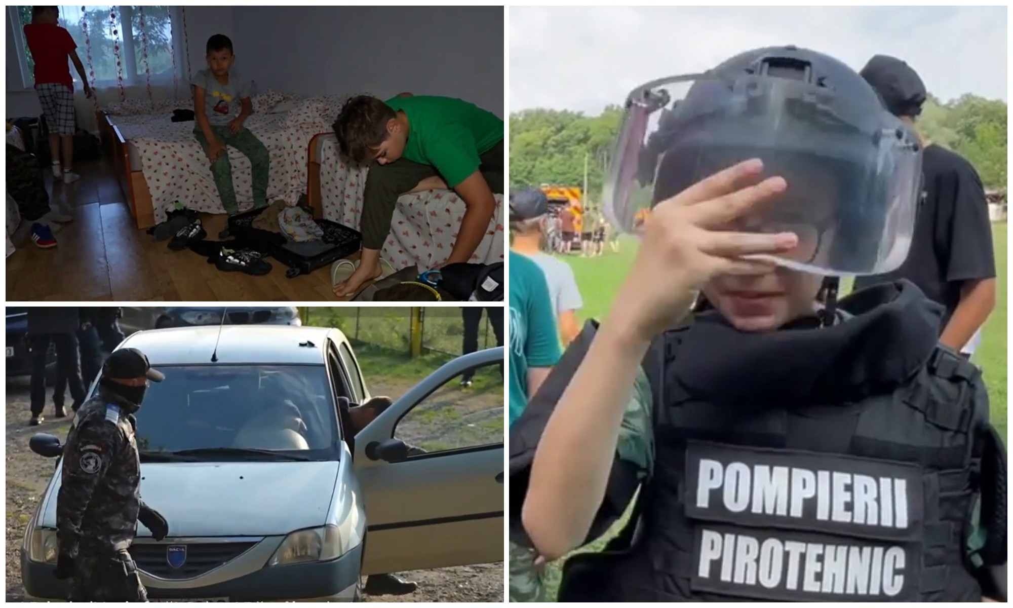 Reacţia unui elev, aflat în tabăra militară. Trezirea se dă la ora 6 ...